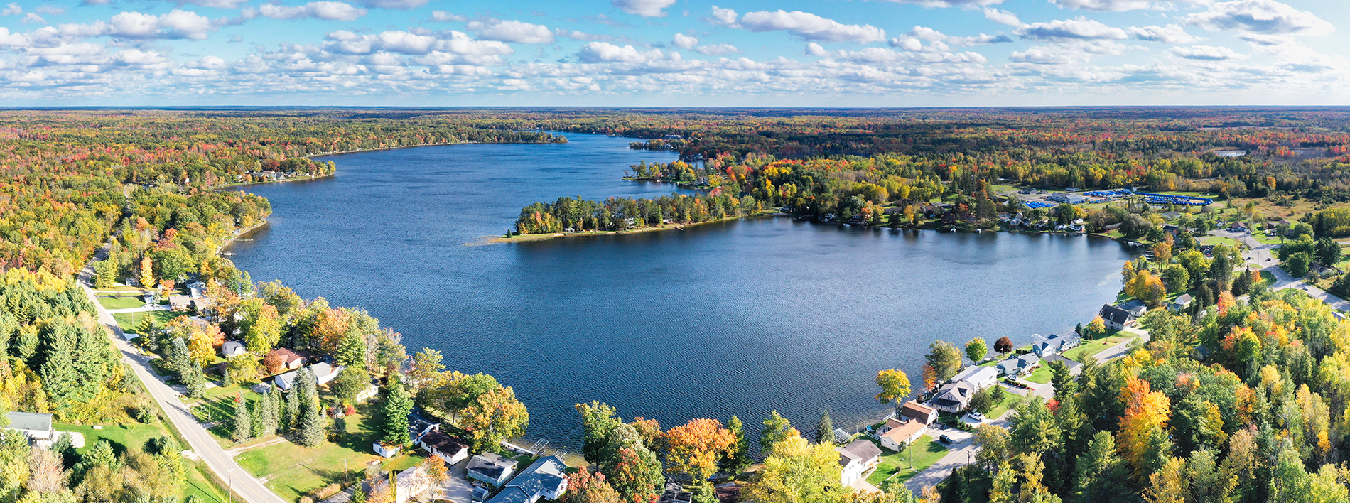 Long Lake Fall 002 ~ Dyer Drone